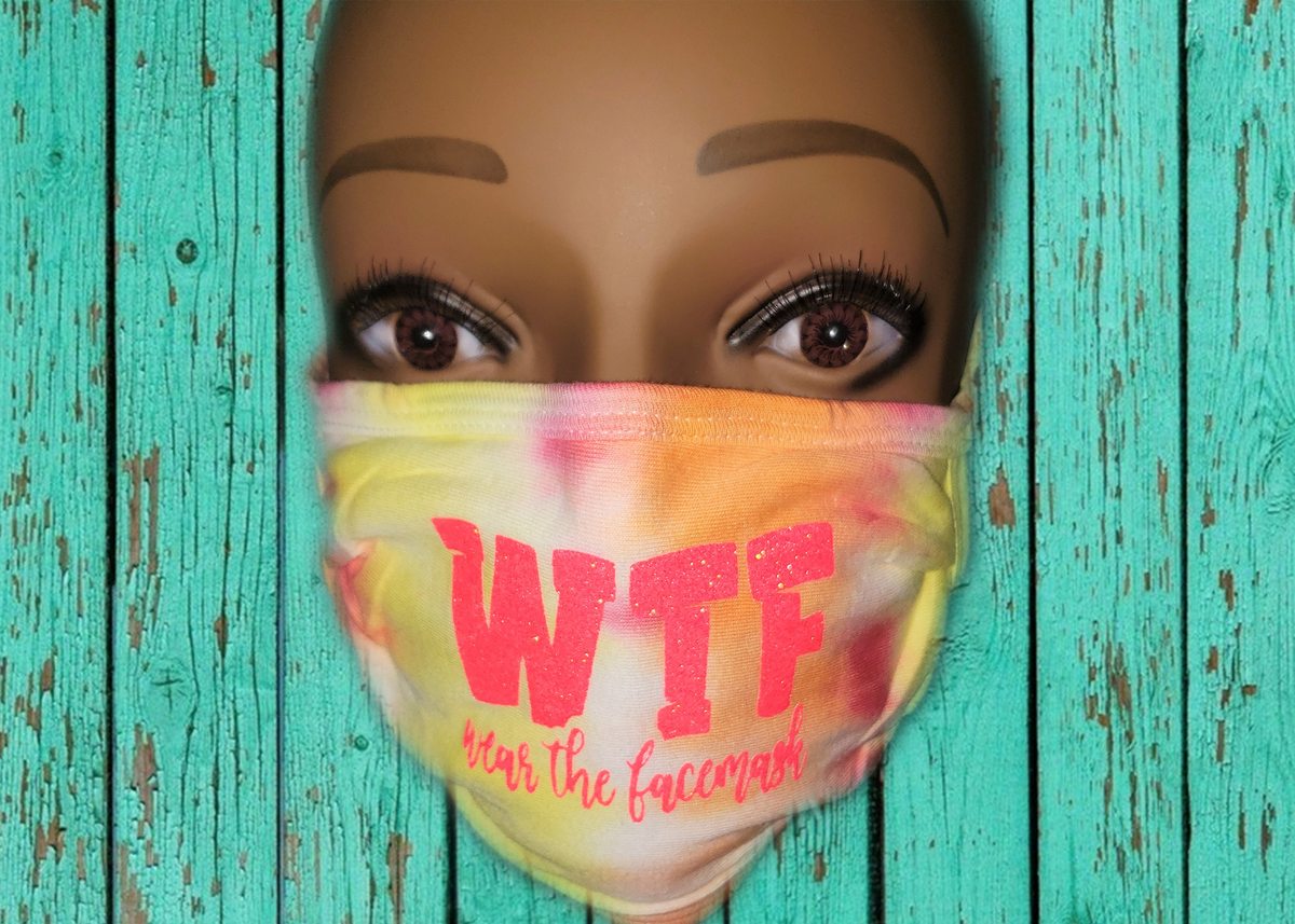 Sunburst: "WTF" Mask-$10 – Bailey's Custom Expressions